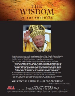 American Life League | Pro-life advertising