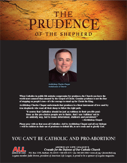 American Life League | Pro-life advertising
