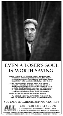 American Life League | Pro-life advertising