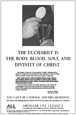 American Life League | Pro-life advertising